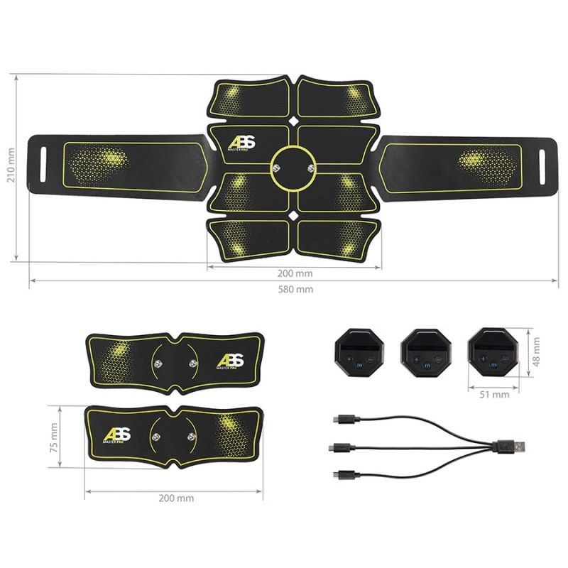 Elektrostymulator mieśni Abs Master Pro Super - Sklep ABCfitness.pl ...