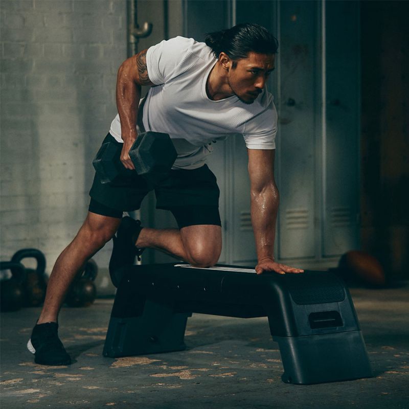 Step regulowany z funkcją ławki Adidas ADP-15070BK - Sklep ABCfitness ...