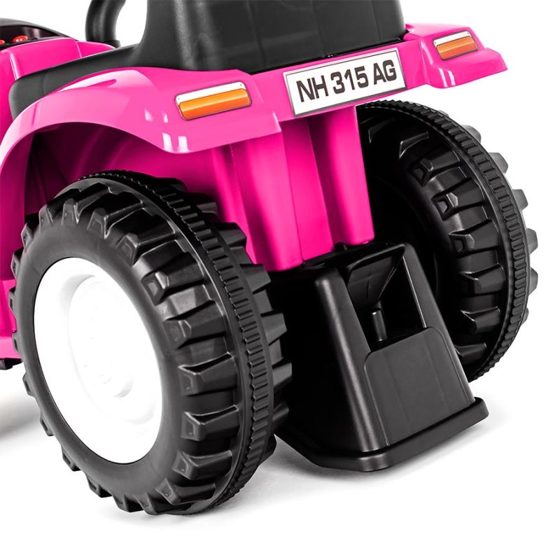 Jeździk pchacz traktor z przyczepą New Holland T7 - różowy - Sklep ...