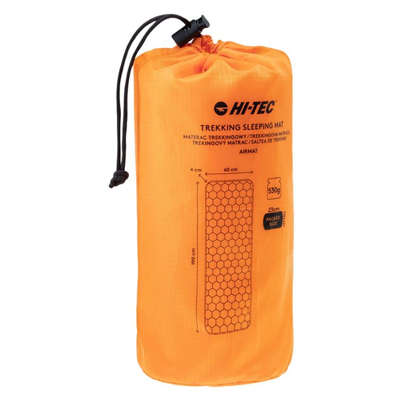 Materac trekkingowy Hi-Tec Airmat Orange - Sklep ABCfitness.pl ...